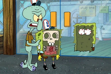 Squidward And Spongebob Heart