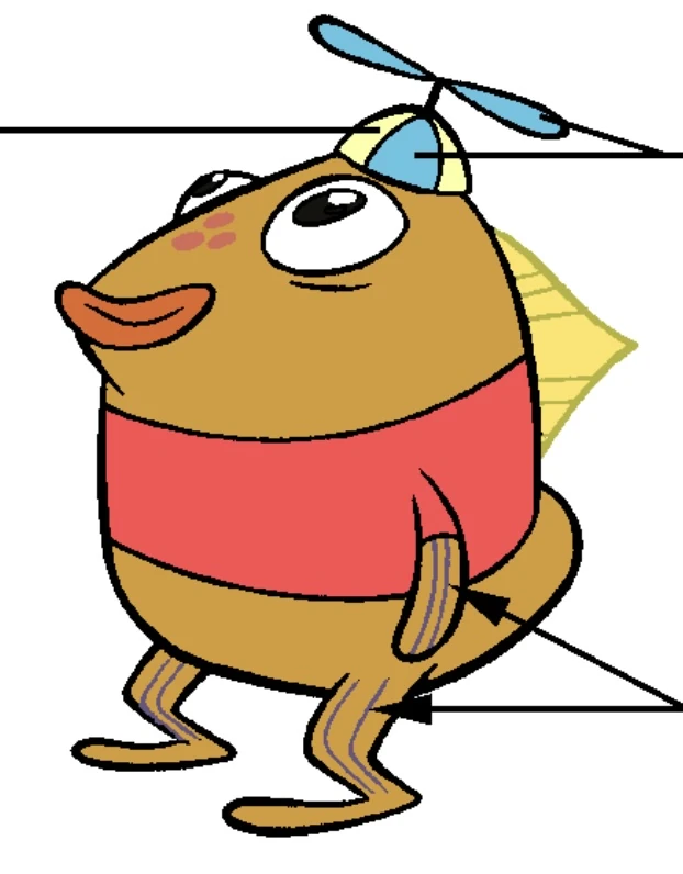 Spongebob Fish Characters Kids