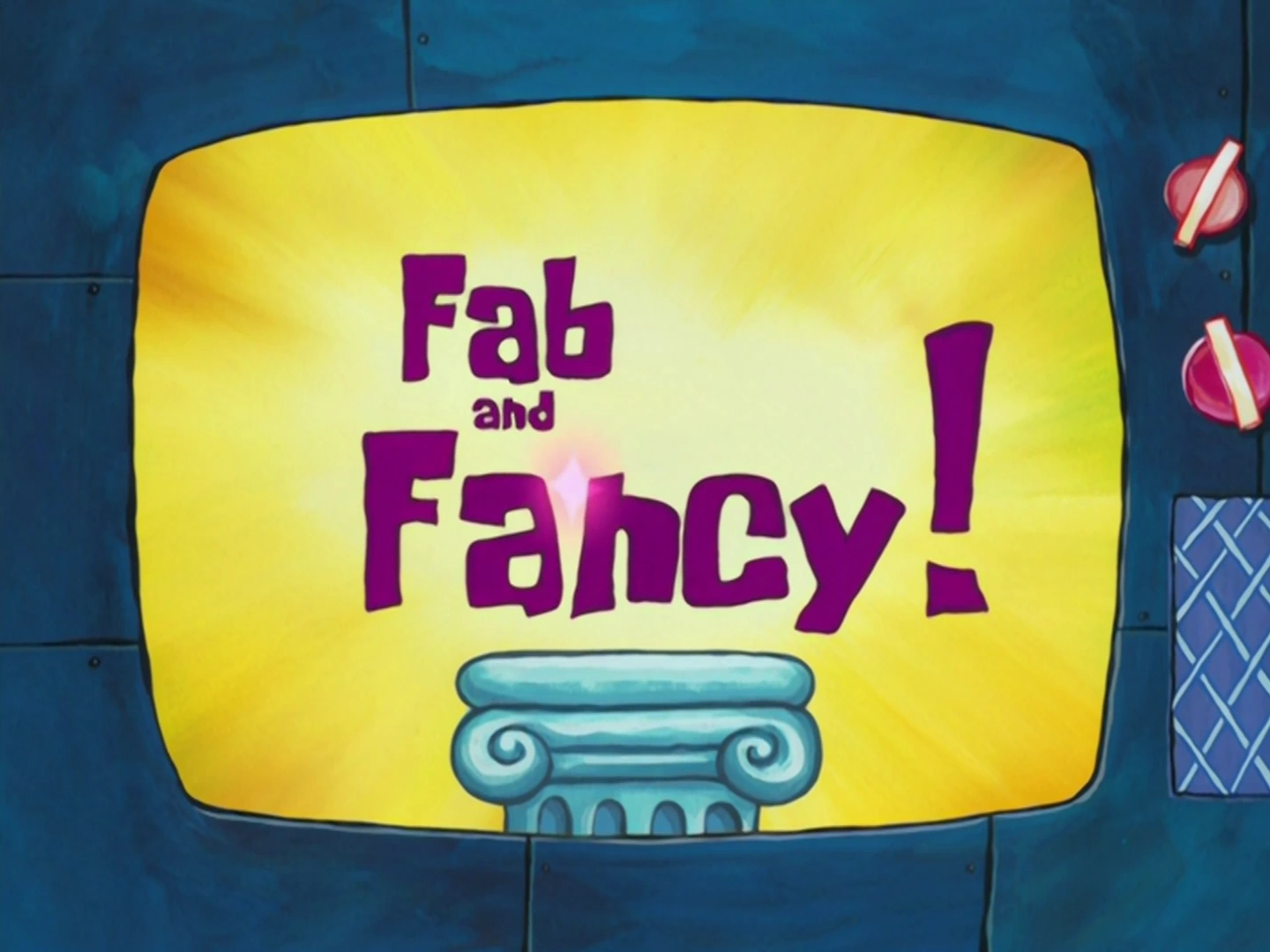 Spongebob Fancy The