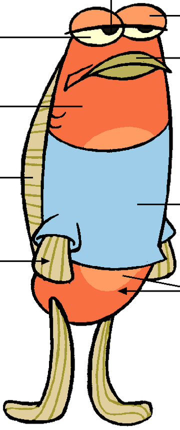 Spongebob Fish With Boner In