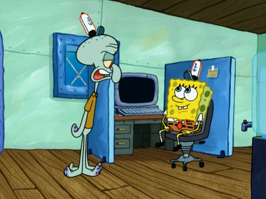 spongebob im normal clip