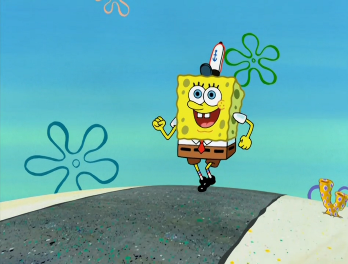 Spongebob Walking To Work Spongebob Walking To Work