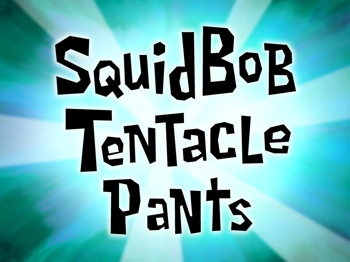 OctBob TentakelPants | SpongeBob SquarePants Wiki | Fandom