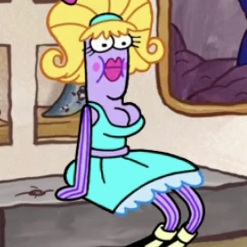 Spongebob Fish Characters Pink Lady