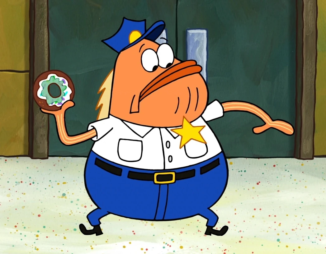 Spongebob Police Fish