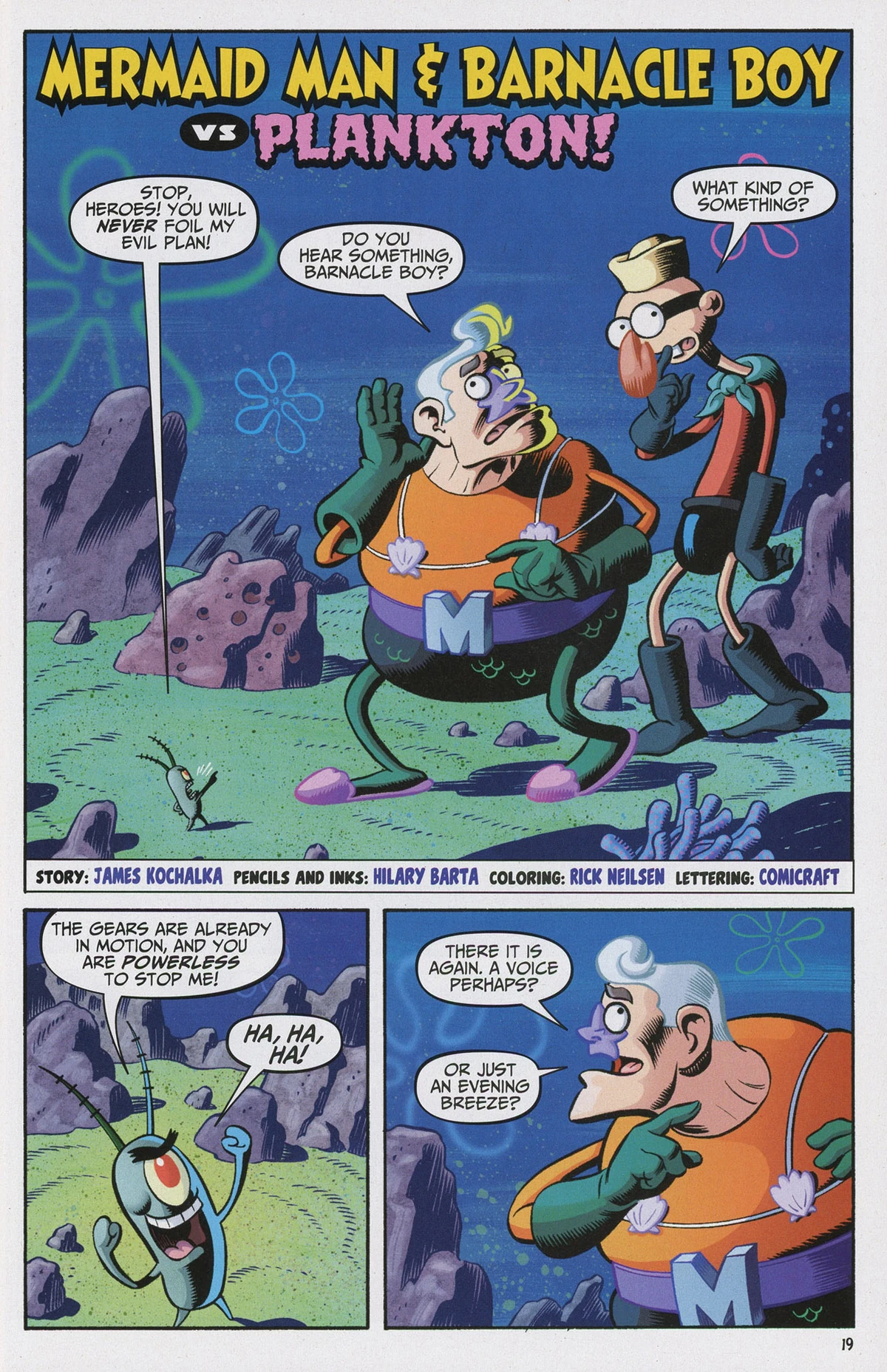 mermaidman and barnacle boy coloring pages