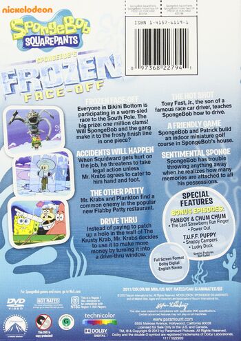 SpongeBob's Frozen Face-Off (DVD) | Encyclopedia SpongeBobia | Fandom