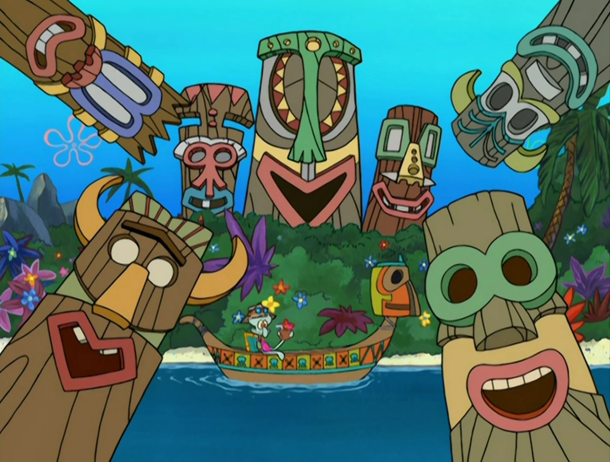Squidward's Tiki Land | Encyclopedia SpongeBobia | Fandom