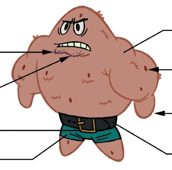 Muscular Spongebob And Patrick