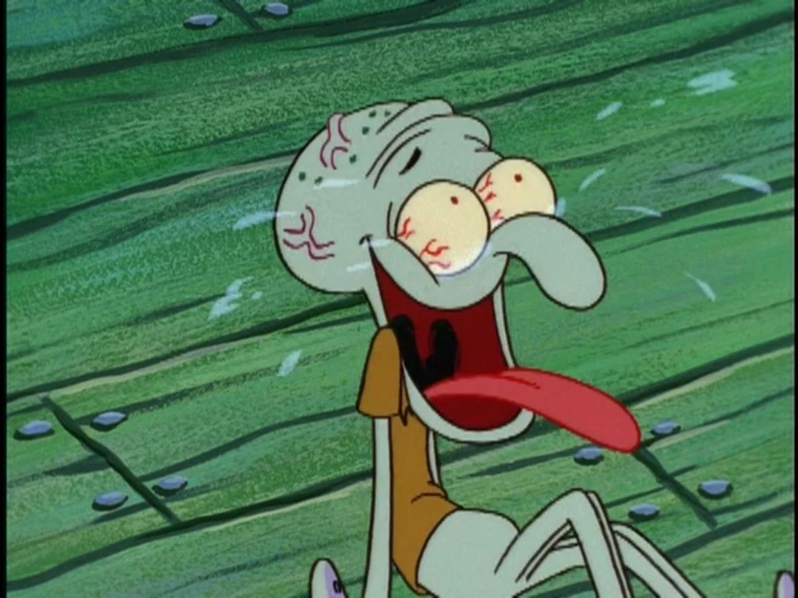 Funny Faces Of Squidward