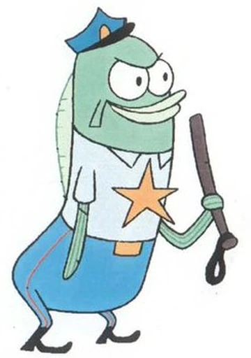 Spongebob Police Fish Patrick