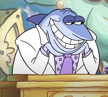 Boat salesman shark | Encyclopedia SpongeBobia | Fandom