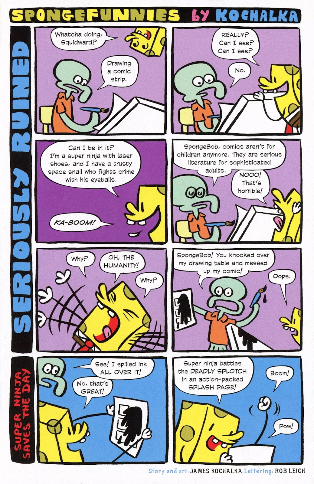 SpongeFunnies (SpongeBob Comics No. 65) | Encyclopedia SpongeBobia | Fandom