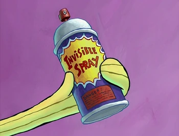 Invisible Spray | Encyclopedia SpongeBobia | Fandom