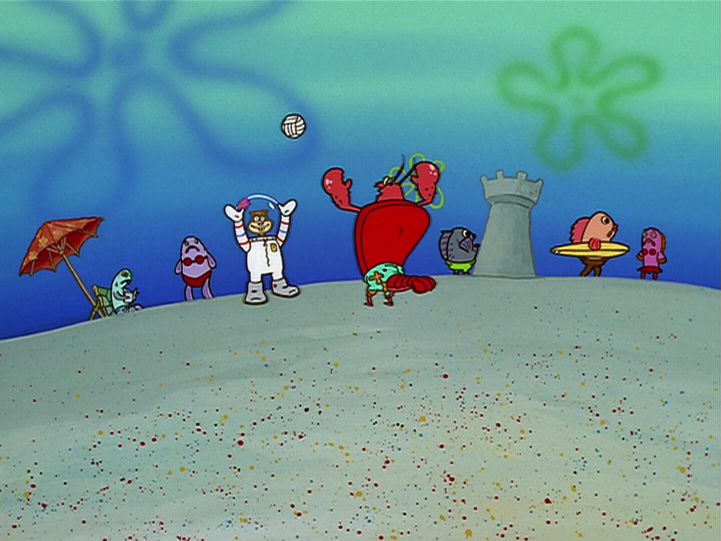 Spongebob Lifting Weights Sandy