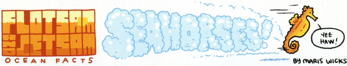 Flotsam and Jetsam Ocean Facts: Seahorses! | Encyclopedia SpongeBobia ...