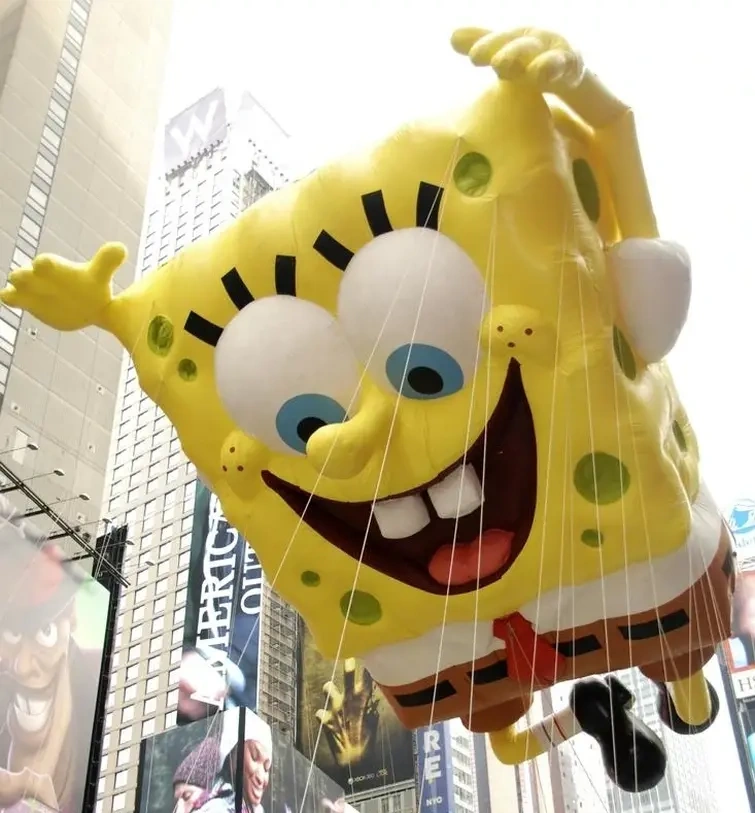 SpongeBob SquarePants Macy's Thanksgiving Day Parade balloon ...