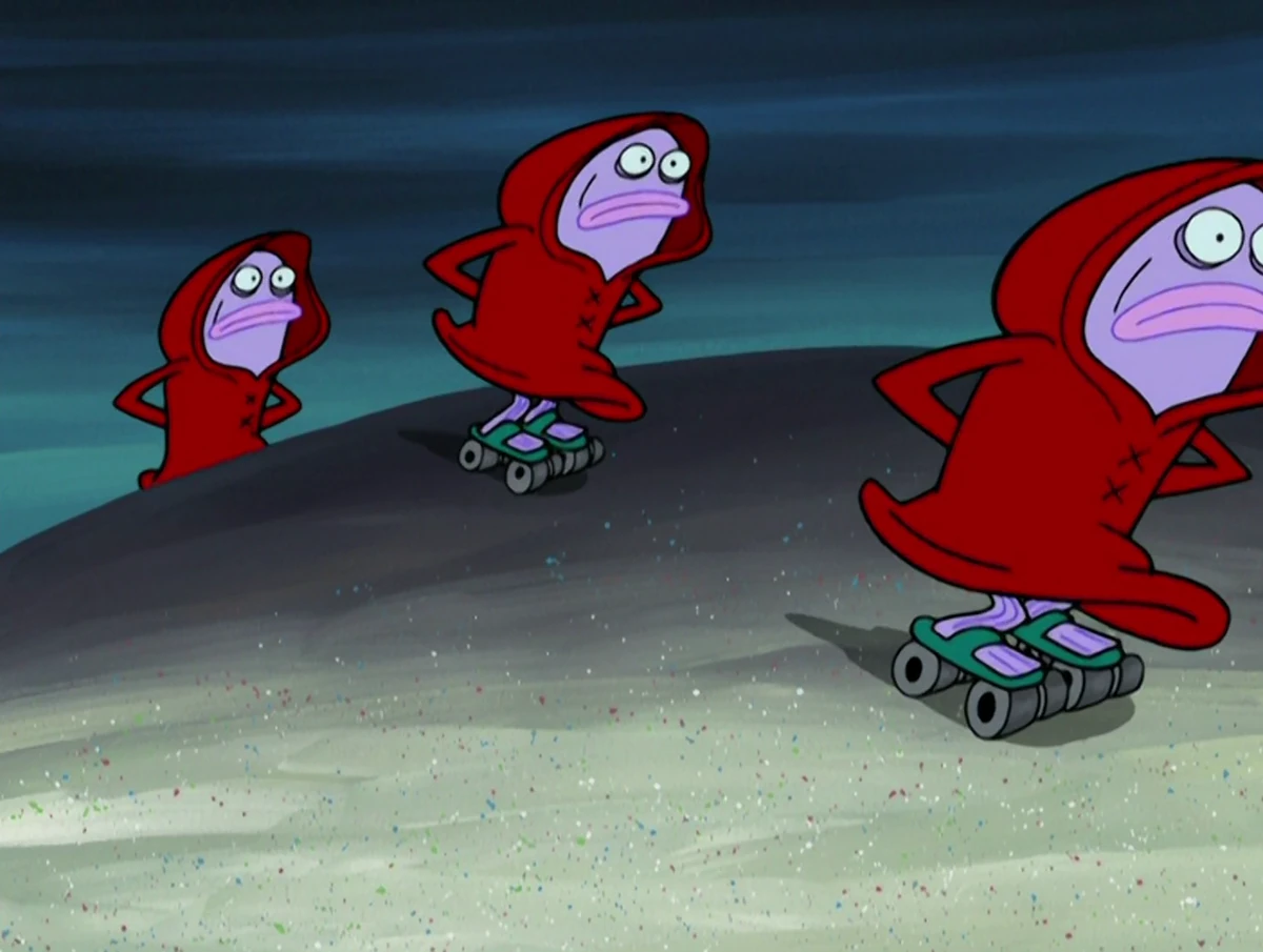 Rollerblading monks | Encyclopedia SpongeBobia | Fandom