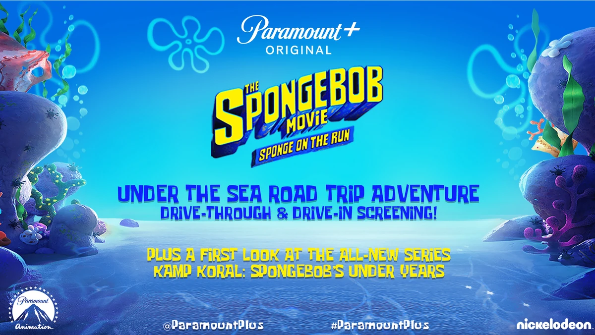The SpongeBob Movie: Sponge on the Run Under the Sea Road Trip ...