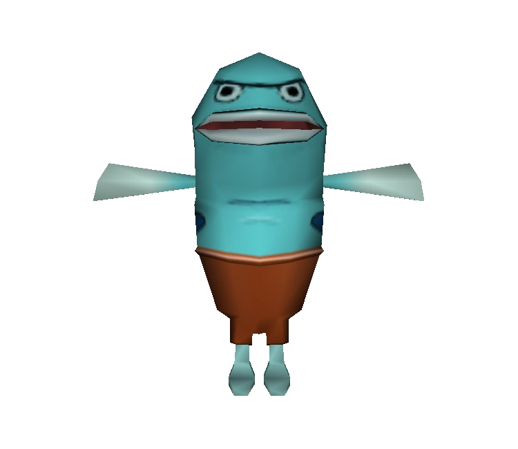 Spongebob Blue Fish Inappropriate