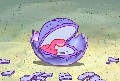 spongebob clam shell