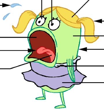 Spongebob Fish Characters Pink Lady