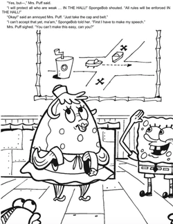 mrs puff coloring pages