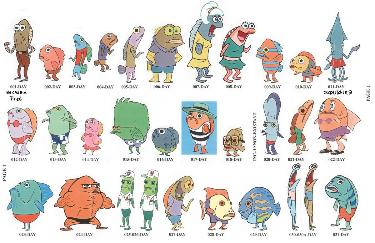 Spongebob Squarepants Characters Names