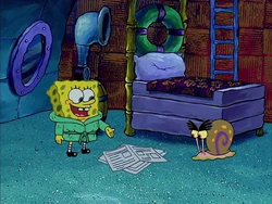 Larry Snail Spongebob