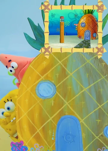 spongebob house interior