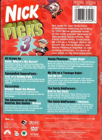 Nick Picks Volume 3 | Encyclopedia SpongeBobia | Fandom