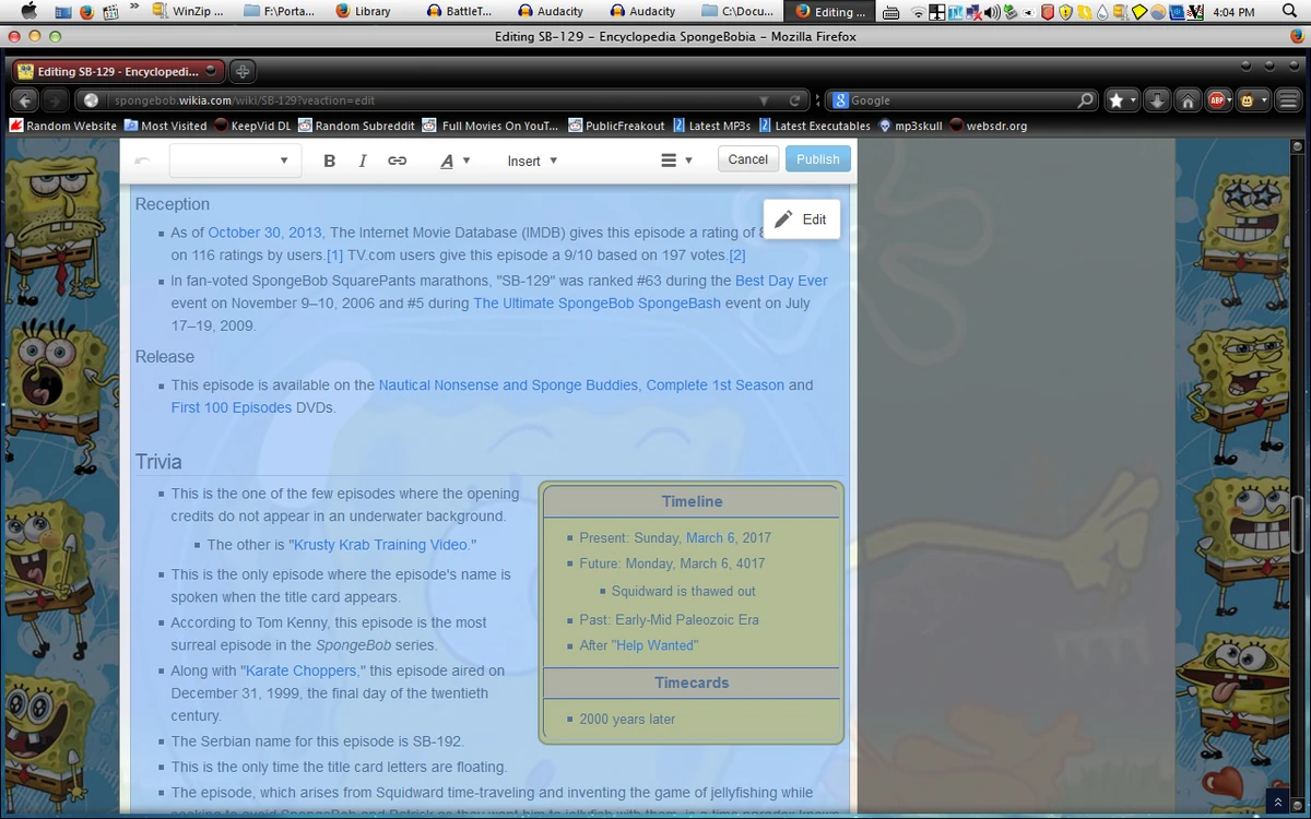 User blog:Derplet/The New Visual Editor | Encyclopedia SpongeBobia | Fandom