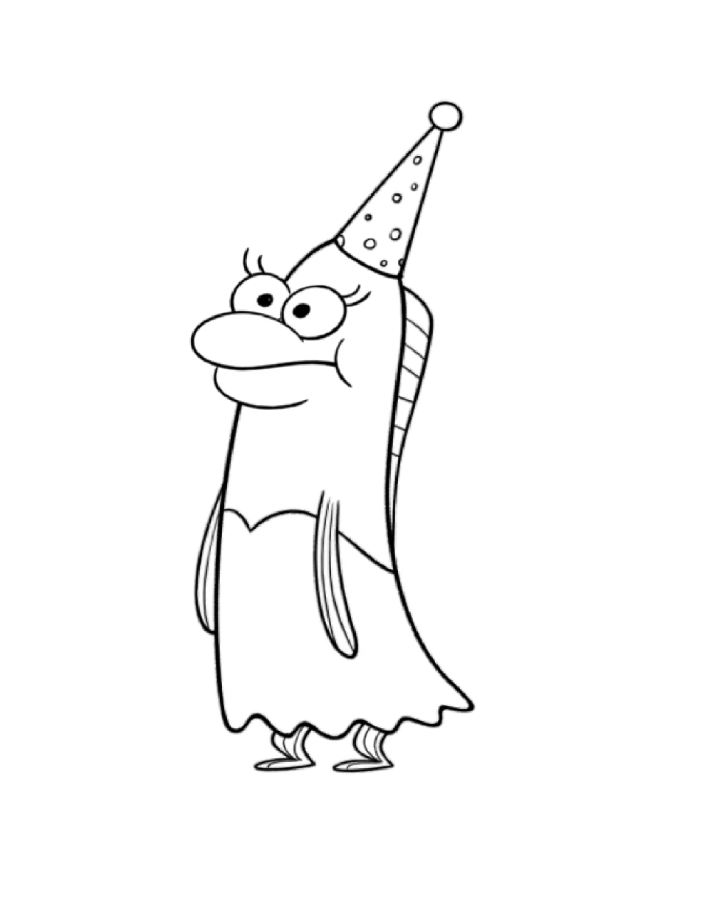 coloring pages for spongebob squarepants characters fish