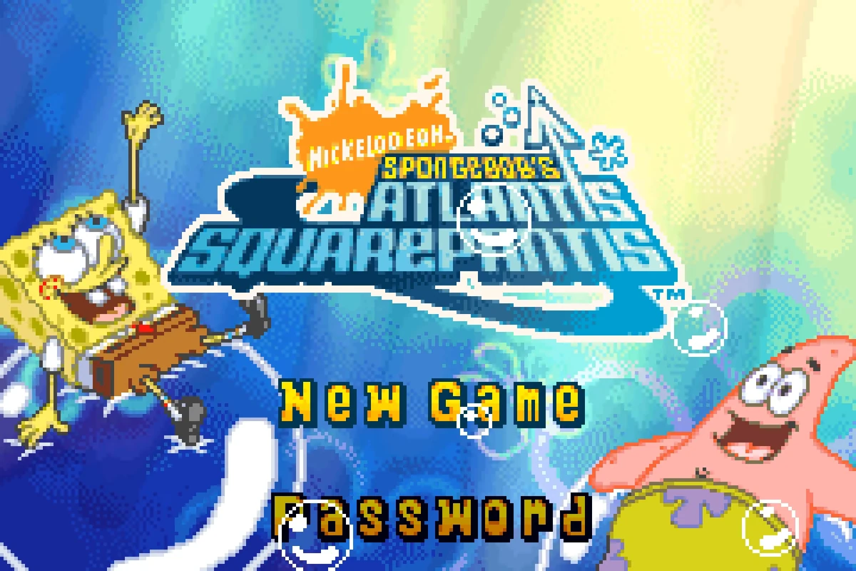 SpongeBob's Atlantis SquarePantis (Game Boy Advance)/gallery ...