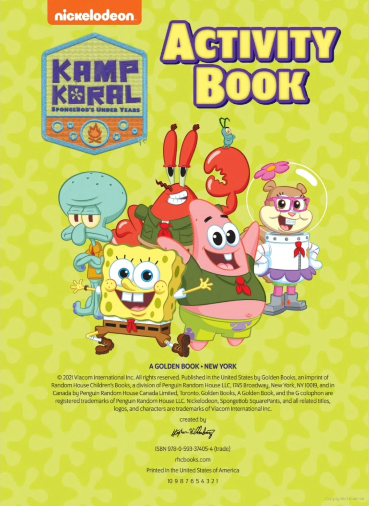 Kamp Koral Activity Book/gallery | Encyclopedia SpongeBobia | Fandom