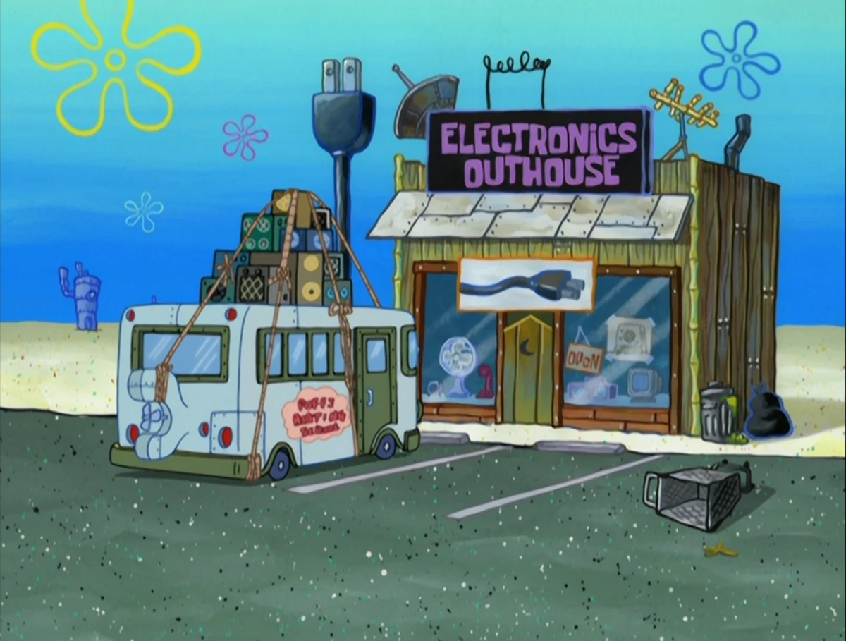 Electronics Outhouse | Encyclopedia SpongeBobia | Fandom