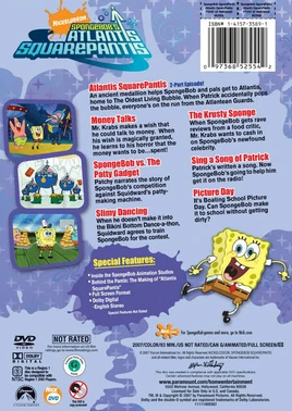 SpongeBob's Atlantis SquarePantis (DVD) | Encyclopedia SpongeBobia | Fandom