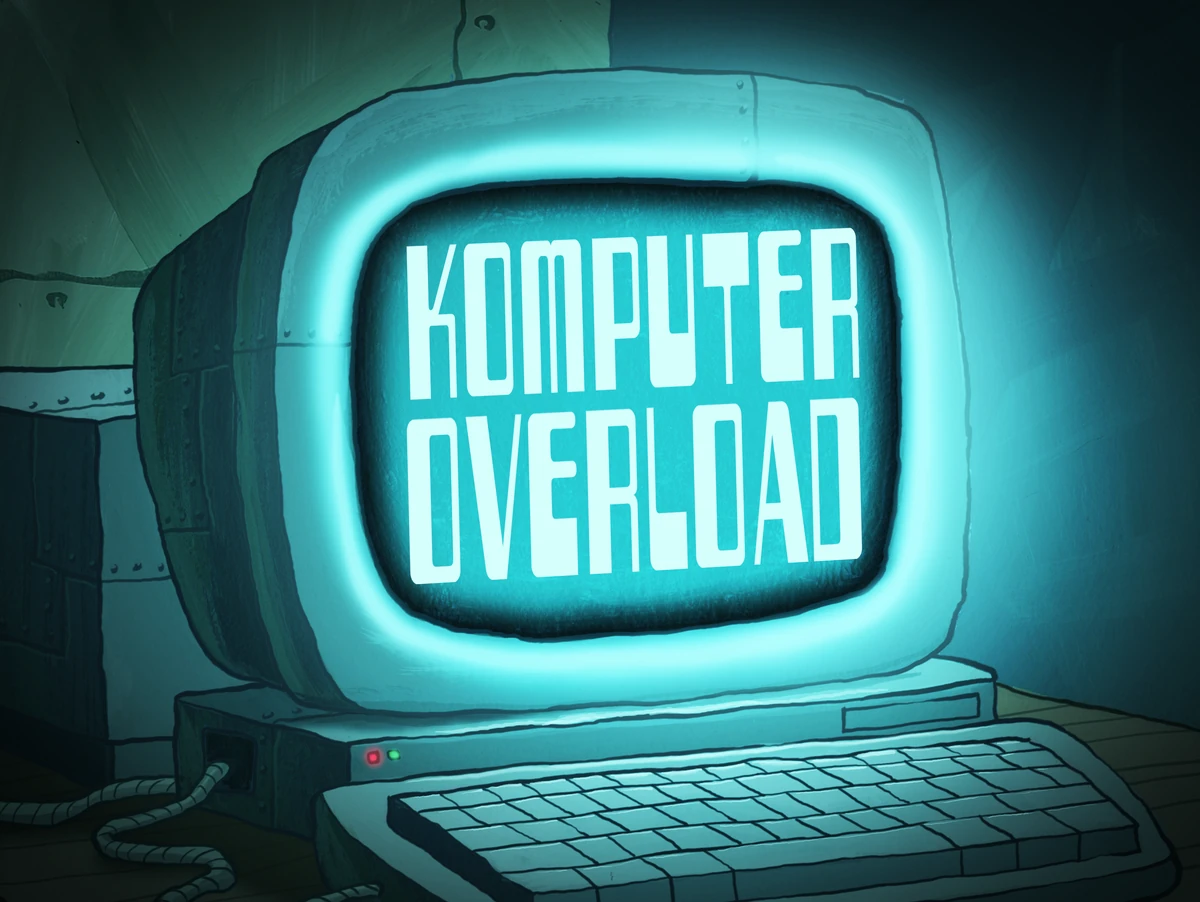 Komputer Overload | Encyclopedia SpongeBobia | Fandom
