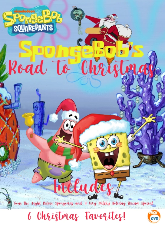 User blog:SquidTron C/SpongeBob's Road to Christmas (DVD ...