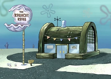 krusty krab back view