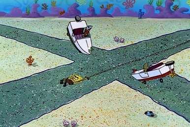 Spongebob Boat Mobile