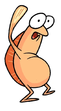 spongebob fish looking back