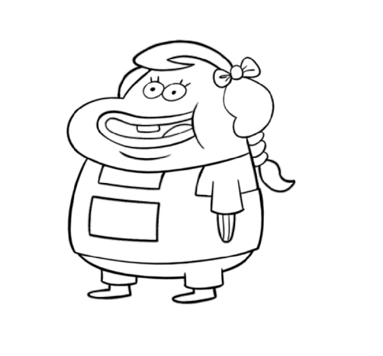 camp lakebottom coloring pages