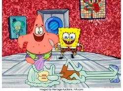 spongebob squidward unfriendly ghost