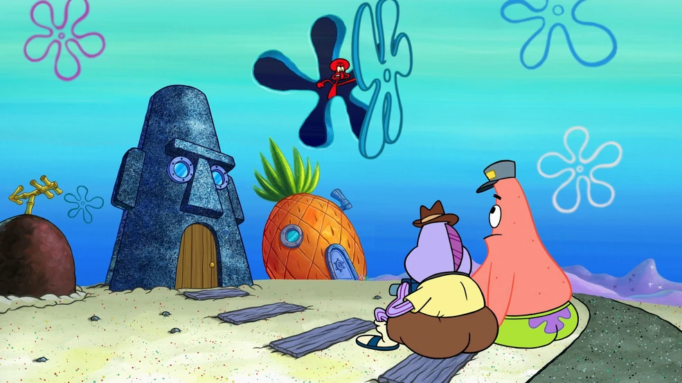 Spongebob Flower Background Theory