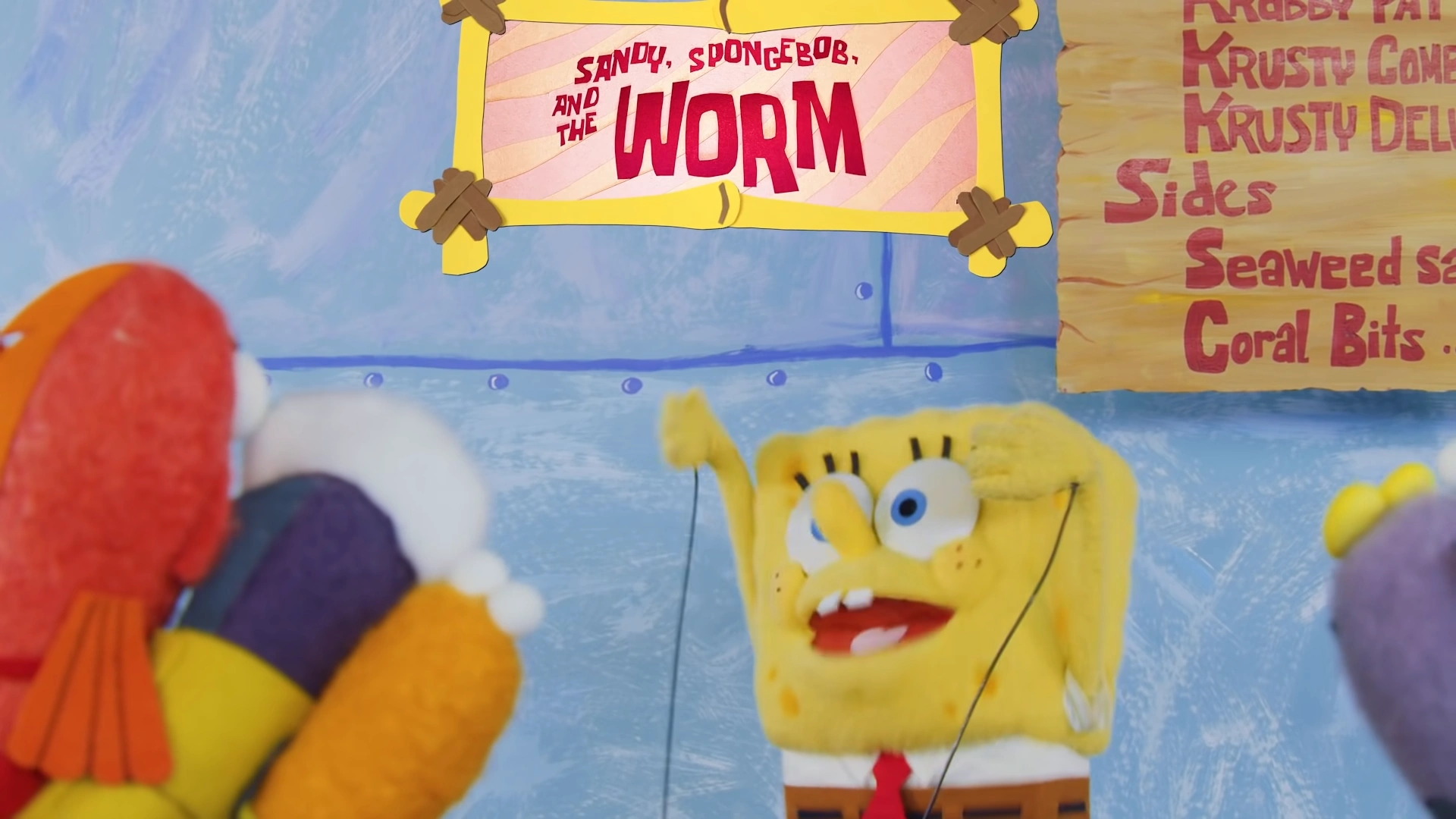Spongebob Sandy Spongebob And The Worm