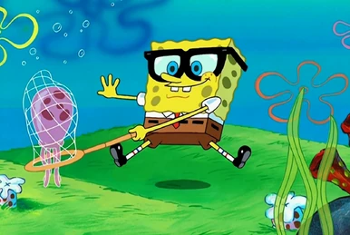 Buff Spongebob Jellyfishing