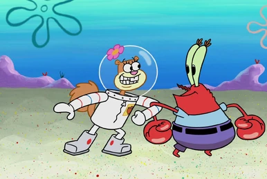 squidward push sandy