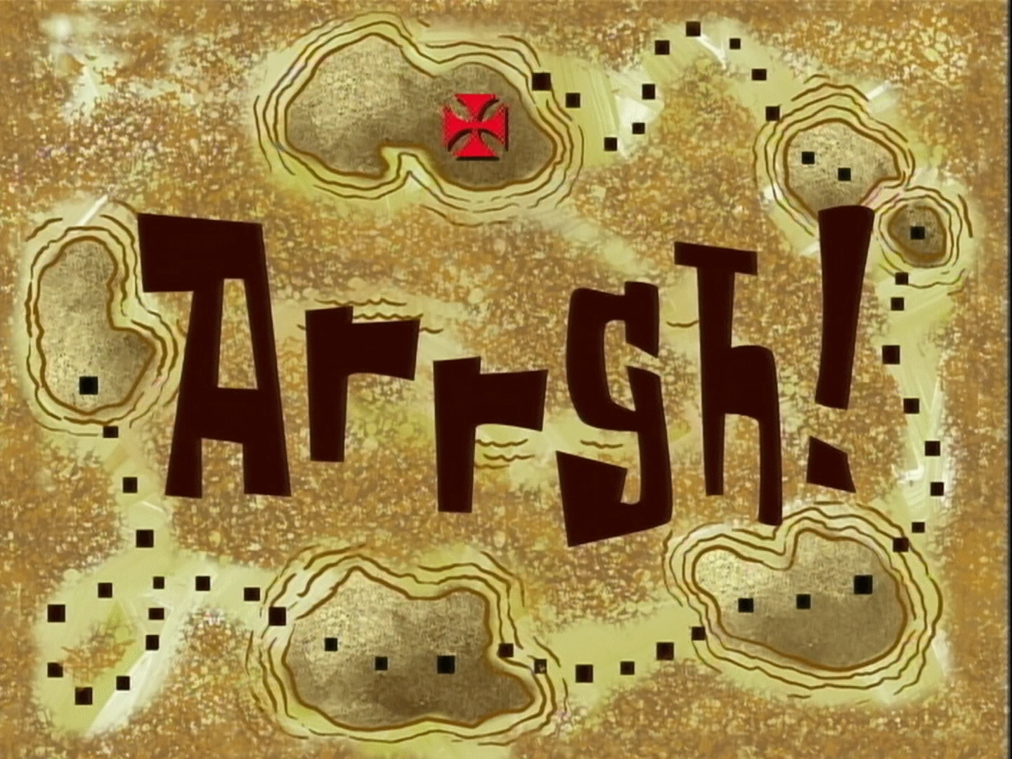 Spongebob Treasure Map