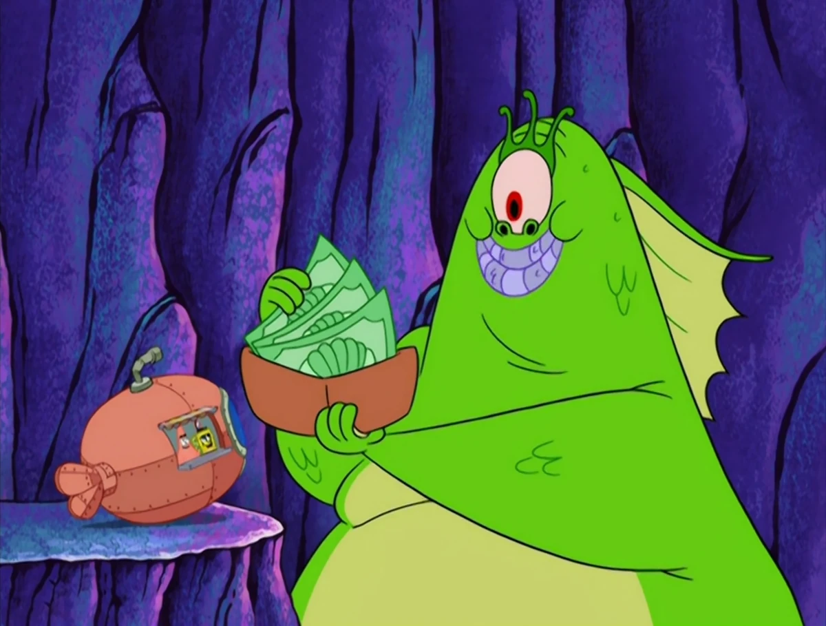 Sea monster (20,000 Patties Under the Sea) | Encyclopedia SpongeBobia ...
